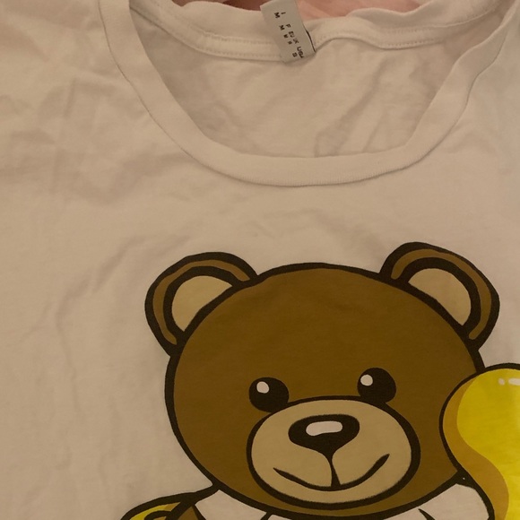 Moschino | Tops | Moschino Bear T Shirt | Poshmark